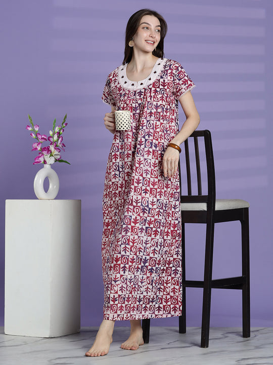 Shop Latest And Trendy Pure Cotton Nighty Online in India – 9shines label